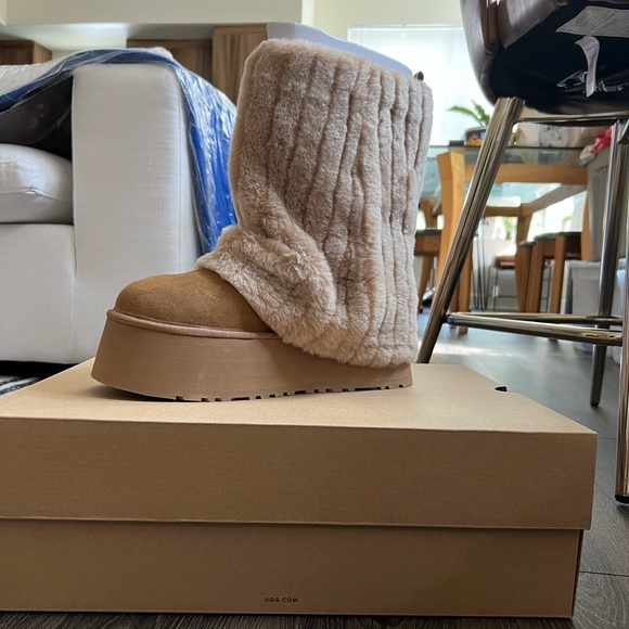 UGG | Shoes | Ugg Classic Short Sherpa Corduroy Platform Boot Aka Churro Uggs | Poshmark